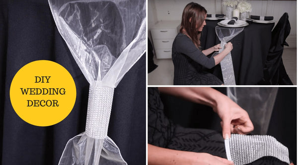 DIY Rhinestone Table Embellishment Tutorial - Totally Dazzled