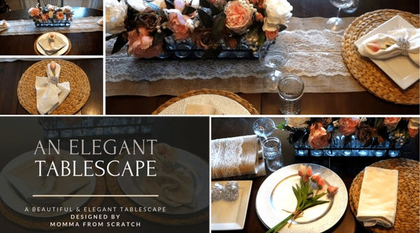 Momma From Scratch Elegant Tablescape - Totally Dazzled Momma From Scratch Elegant Tablescape - Totally Dazzled
