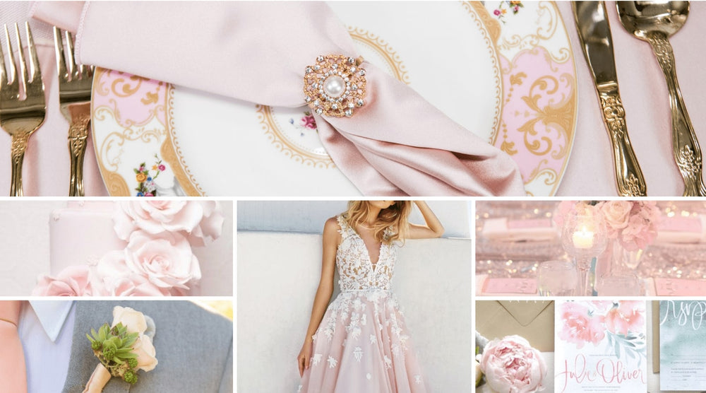 Soft Pink Wedding Inspiration - Totally Dazzled