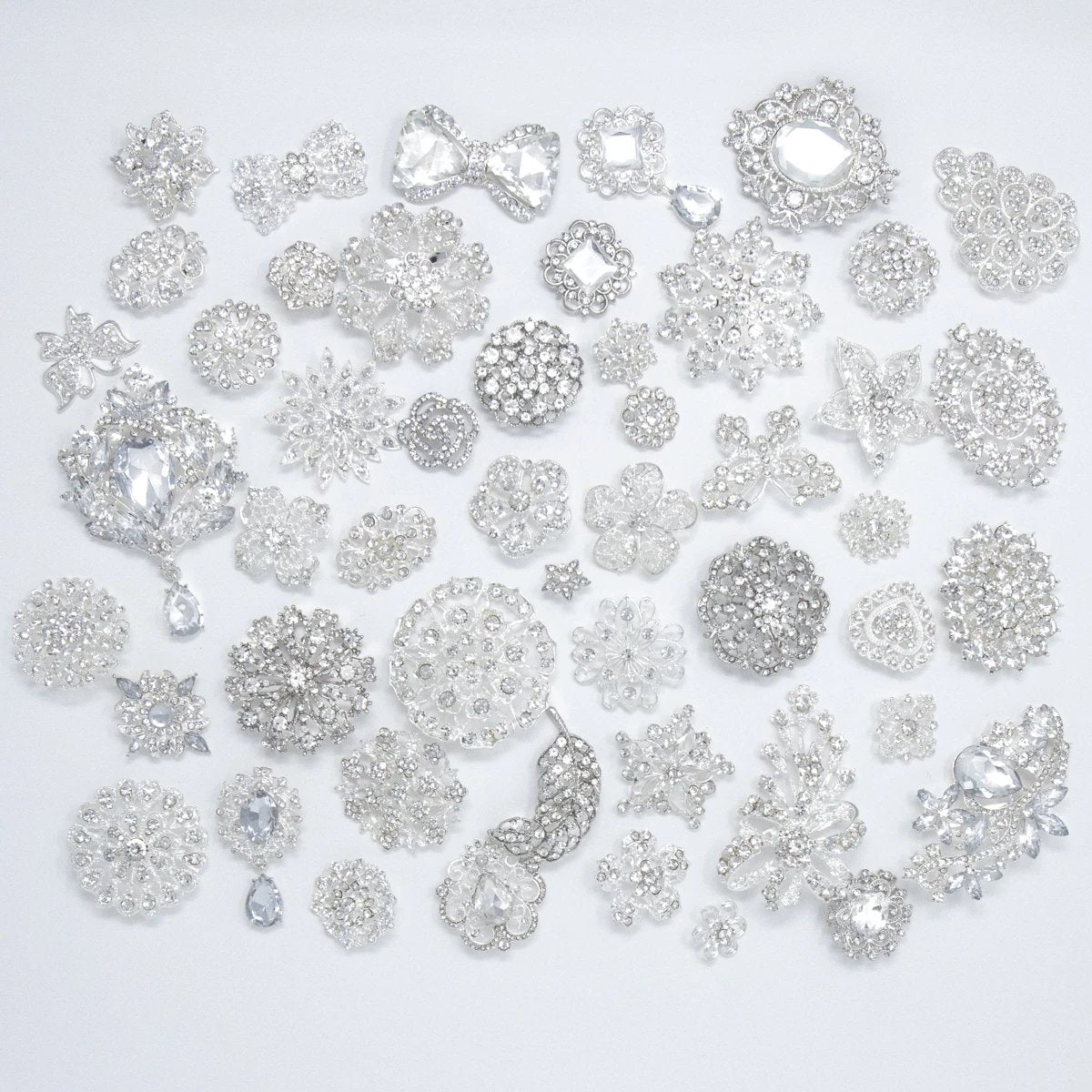 Silver Rhinestones | Wedding Embellishments - Totally Dazzled