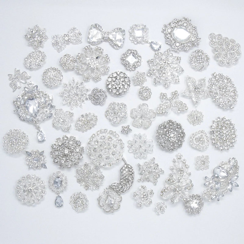 Bulk Rhinestone Embellishments | Brooch Bouquets & DIY Projects ...