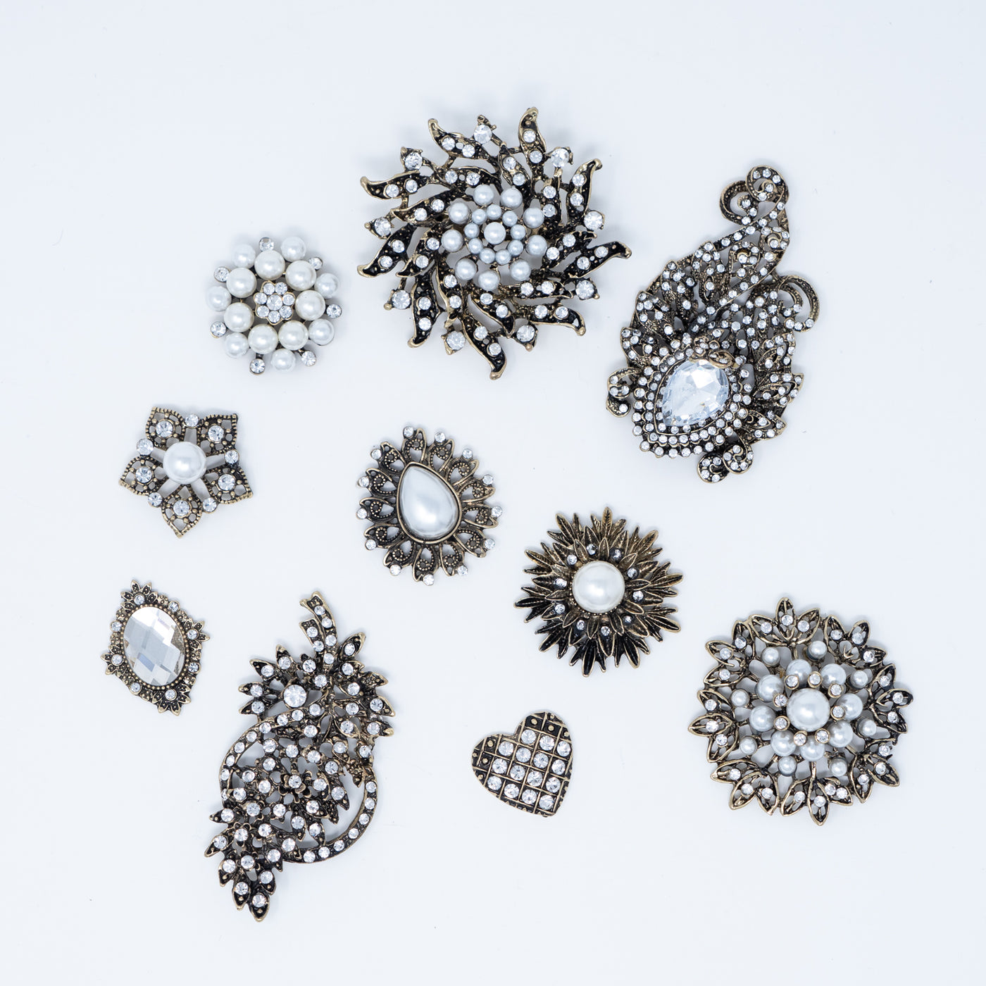 Rhinestone Embellishments | Brooch Bouquets & DIY Projects Tagged ...