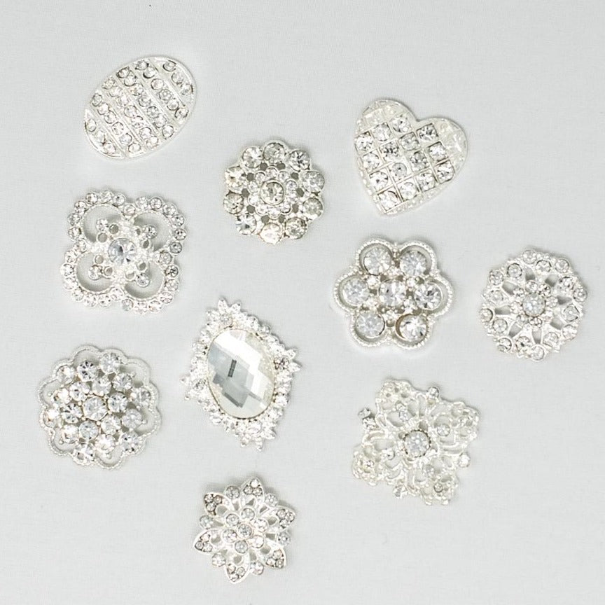 Silver Rhinestones | Wedding Embellishments - Totally Dazzled