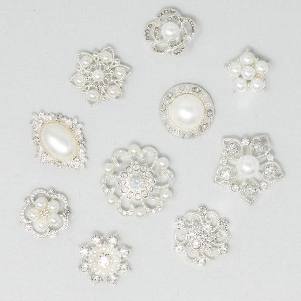 Silver Rhinestones | Wedding Embellishments - Totally Dazzled