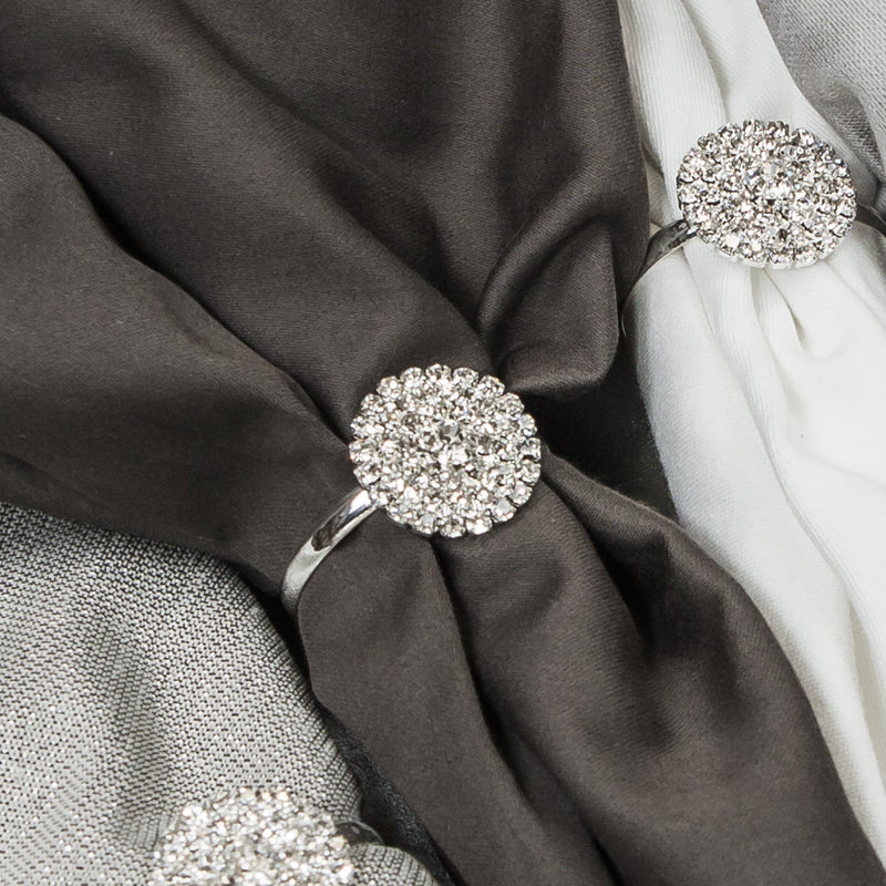 Rhinestone Napkin Rings | Wedding Napkin Rings - Totally Dazzled